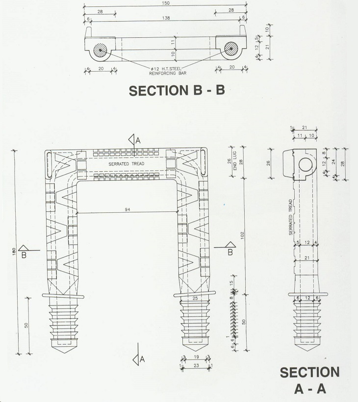 Step Irons, Hoop Iron, Ferrule Dolly & Ferrule RoseRubble chutes, wire ...